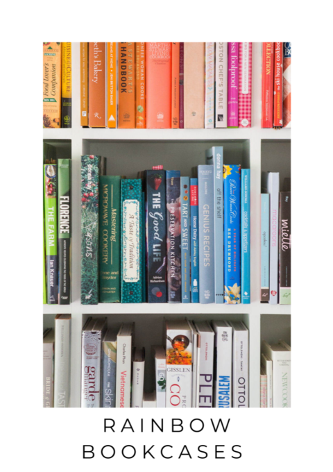 Rainbow Bookcases! - The Lifestyle Organiser