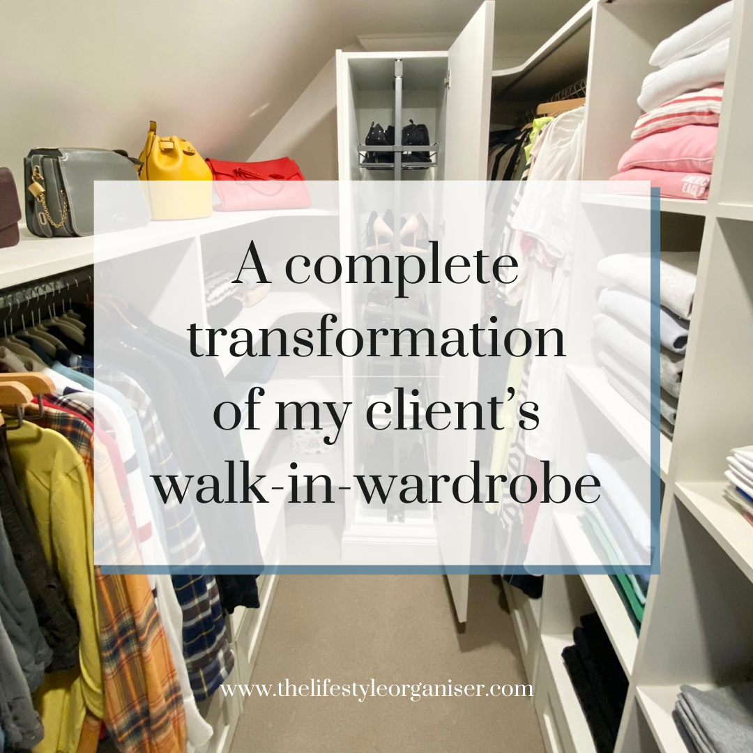 A complete overhaul and transformation of my client's walk-in-wardrobe ...